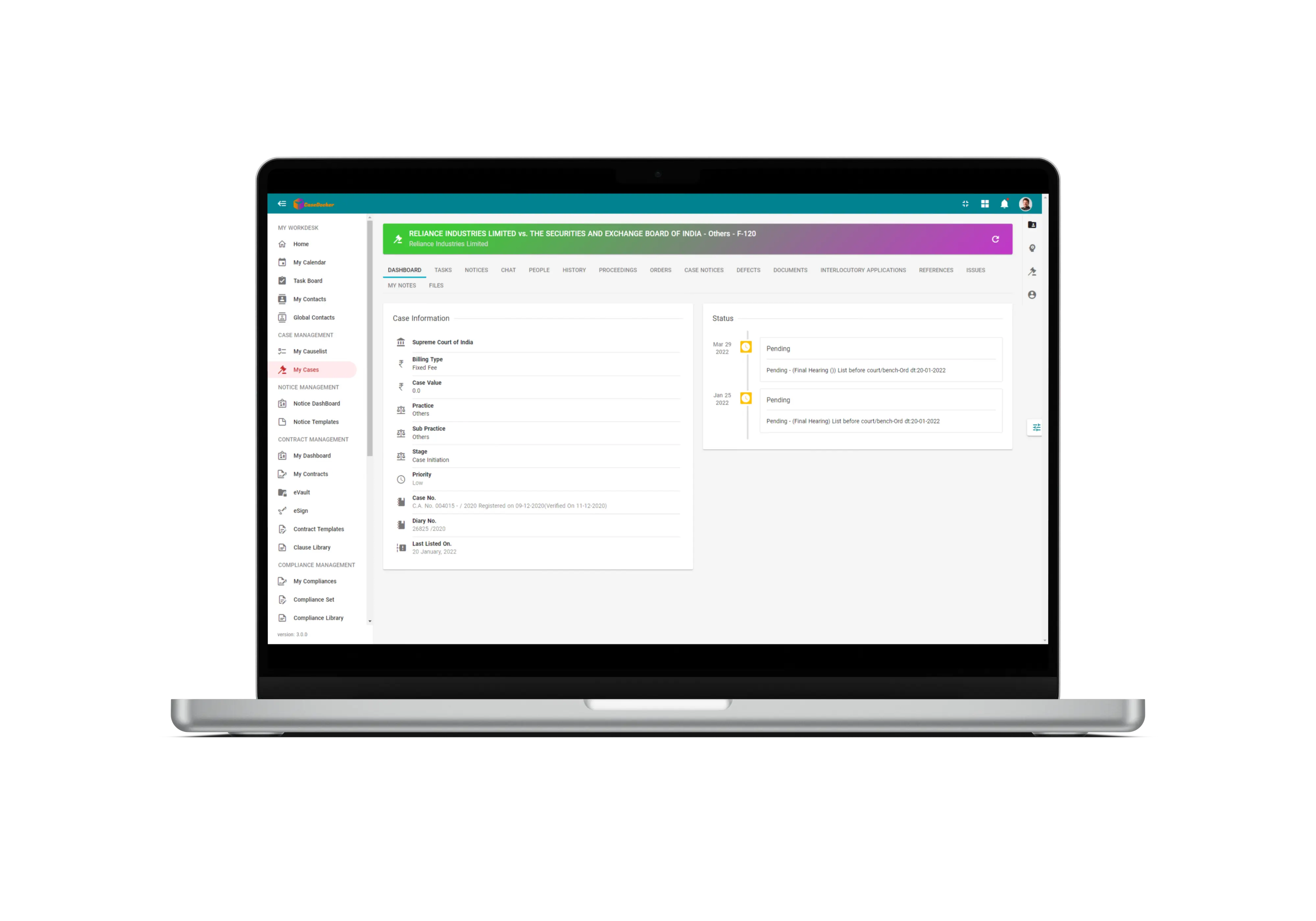 Case Management Portfolio - Legal Case Management Solution | CaseDocker